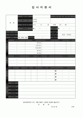 이력서표준+여행사가이드자소서-1페이지