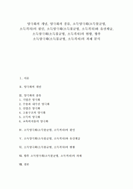 양극화의 개념, 양극화의 종류, 소득양극화(소득불균형, 소득격차) 원인, 소득양극화(소득불균형, 소득격차)와 유산계급, 소득양극화(소득불균형, 소득격차) 현황, 소득양극화(소득불균형, 소득격차)의 과제 분석-1페이지