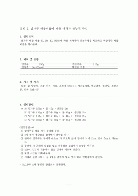 실험2._쌀가루 배합비율에 따른 매작과_관능적특성-1페이지