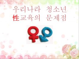 우리나라 성교육의 문제점-1페이지