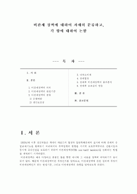 (관세론A형)비관세 장벽에 대해서 자세히 분류하고, 각 항에 대하여 논함-1페이지