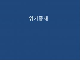 간호진단 위기중재-1페이지