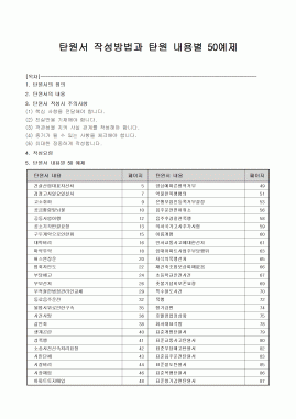 탄원서 작성방법과 내용별 탄원서 예제 50-1페이지