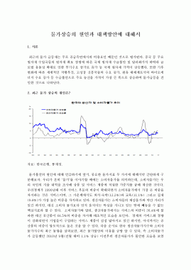 물가상승의 원인과 대책방안에 대해서-1페이지