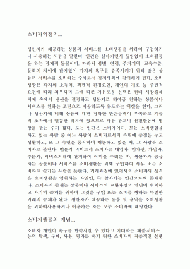 소비자마케팅에관한보고서-1페이지