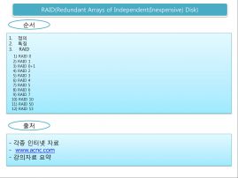 RAID(Redundant Arrays of Independent(Inexpensive) Disk)-1페이지