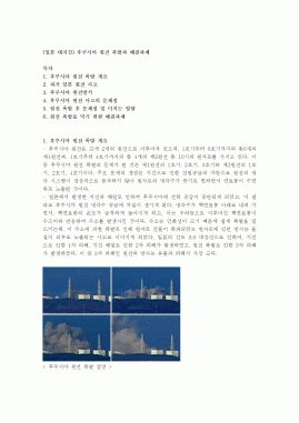 (일본 대지진) 후쿠시마 원전 폭발과 해결과제-1페이지