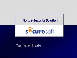 e-Security Solution 회사소개서-1페이지