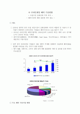 中 온라인게임 해외 수출현황-1페이지