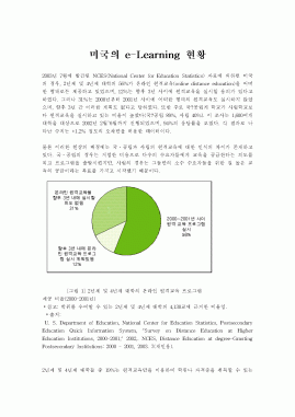 미국의 e-Learning 현황-1페이지