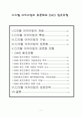 디지털 아카이빙의 표준화와 OAIS 참조모형-1페이지