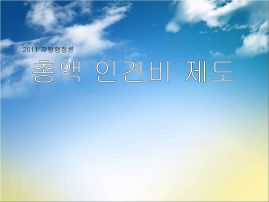 총액인건비제도PPT-1페이지