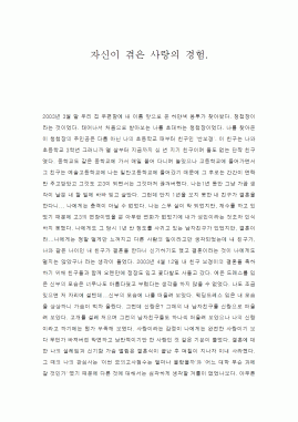 자신이 겪은 사랑의 경험.-1페이지