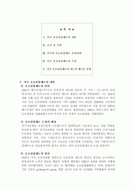 미국의 보호관찰제도-1페이지