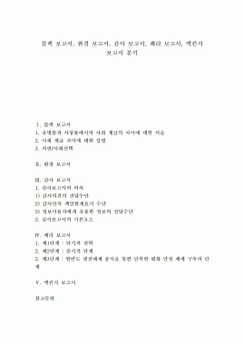 [보고서][블랙 보고서][환경 보고서][감사 보고서][페리 보고서][맥킨지 보고서]블랙 보고서, 환경 보고서, 감사 보고서, 페리 보고서, 맥킨지 보고서 분석(블랙 보고서, 환경 보고서, 감사 보고서, 페리 보고서)-1페이지