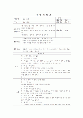 활동계획안(유아음악)-tc안-1페이지