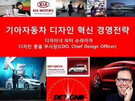 기아자동차의 디자인 혁신 경영과 CDO 슈라이어 부사장-1페이지