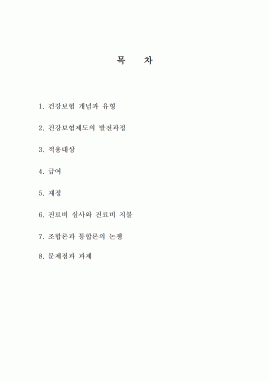 건강보험요약정리-1페이지