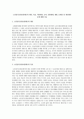 노인장기요양보험제도의 개념, 목표, 적용대상, 급여, 전달체계, 재원, 문제점 및 개선방안 등에 대해 기술-1페이지