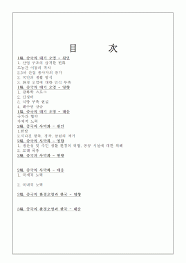 중국의 개혁개방의 부산물, 또는 중국사회의 병리현상을 선택하여 심층적 고발서를 작성-1페이지