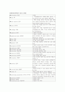 [정형외과]의학용어 정리 및 해설-1페이지