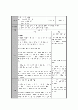 정치, 기본권의 본질 - 디베이트지도안-1페이지