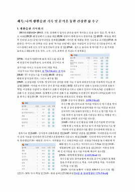 나의 생활습관 기록 및 분석을 통한 건강한 삶 추구-1페이지