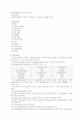 기기분석및분석실험_3_SDS-PAGE-1페이지