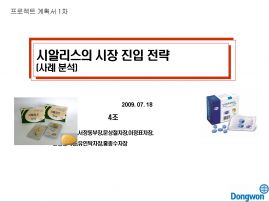 시알리스 시장 진입 전략 사례 분석(090718)-1페이지