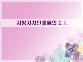 지방자치단체들의 C. I.-1페이지