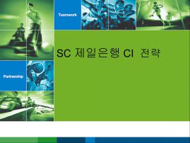 SC 제일은행 CI 전략-1페이지