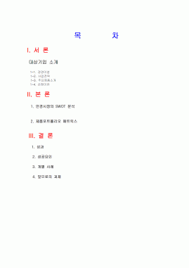 뉴스타광학 기업 조사 분석-1페이지