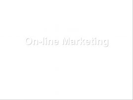 On-line Marketing                                                 -1페이지