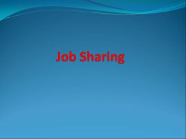 [사회과학] Job Sharing-1페이지