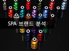 SPA 브랜드 분석-1페이지