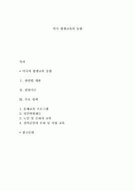 미국 평생교육의 동향-1페이지