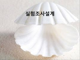 실험조사설계의 목적과 방법-1페이지