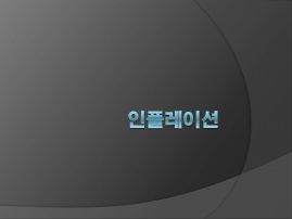 [분석/조사] 인플레이션 -1페이지