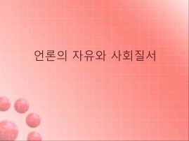 언론의 자유와 사회질서-1페이지