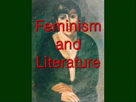 Feminism and Literature-1페이지