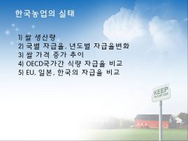 한국농업의 실태-1페이지