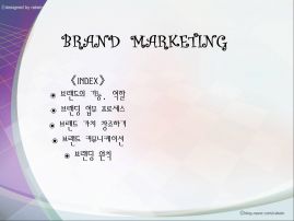 BRAND  MARKETING-1페이지