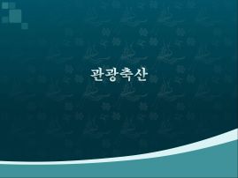 관광축산 사업계획서-1페이지