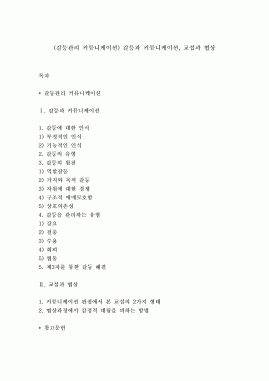 (갈등관리 커뮤니케이션) 갈등과 커뮤니케이션, 교섭과 협상-1페이지