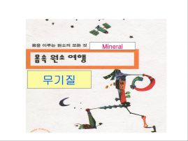 몸을 이루는 원소의 모든 것 무기질(mineral)-1페이지