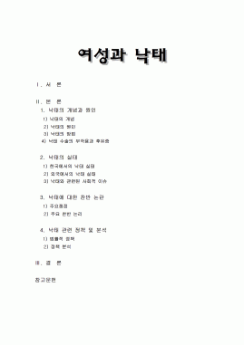 여성과 낙태-1페이지