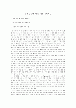 간호상황에 따른 의사소통-1페이지