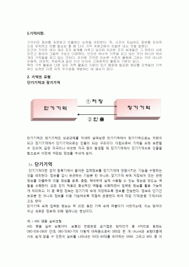 소비자행동론 기억-1페이지