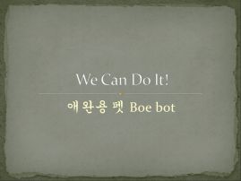 We Can Do It! - 애완용 펫 Boe bot-1페이지