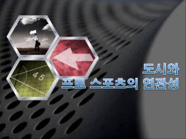 도시와 프로 스포츠의 연관성-1페이지